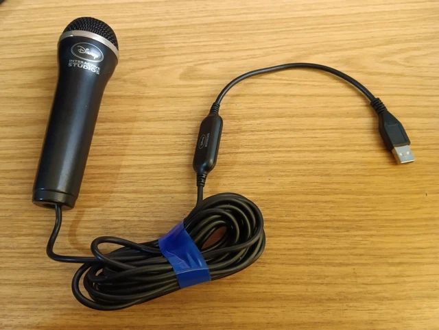 DISNEY INTERACTIVE STUDIOS USB Microphone Logitech Mic PS2 PS3 Wii Xbox ...