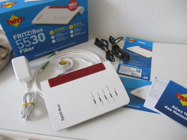 AVM FRITZ!BOX 5530 Fiber - AON - Ohne GPON-Modul EUR 99,99 - PicClick DE