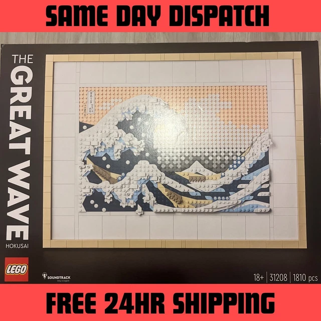 LEGO ART HOKUSAI – The Great Wave Wall Art Adults Set 31208 EUR 80,69 ...