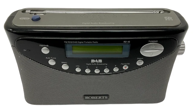 ROBERTS GEMINI 45 RD45 DAB, RDS, AM/FM Portable Digital Radio - C21 ...