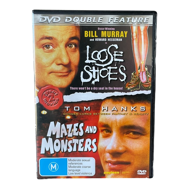 LOOSE SHOES/MAZES AND Monsters DVD - GC/AUS/PAL/R4/Tom Hanks/Bill ...