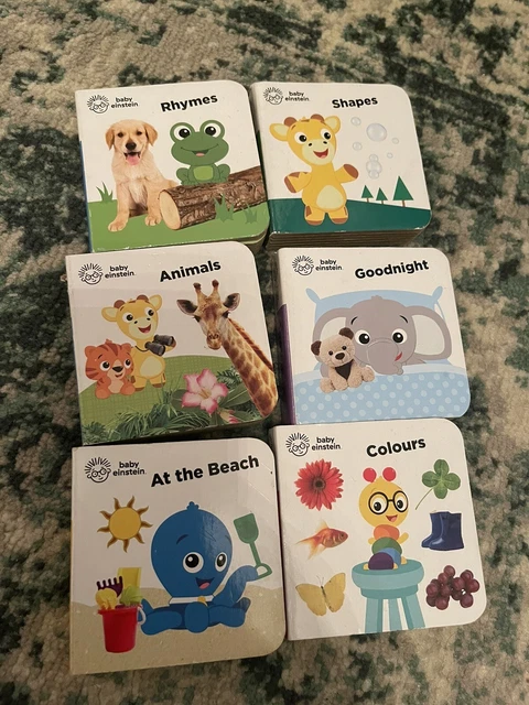 BABY EINSTEIN MY First Library 6 Board Books Ages 0-5 Boardbook by PI ...