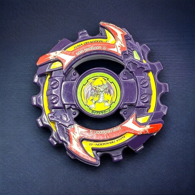 BEYBLADE ORIGINAL TAKARA Gaia Dragoon G Spare Parts + Custom Vinyl ...
