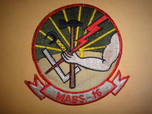 USMC MARINE AIR Base Squadron MABS-16 Vietnam War Patch £11.74 ...