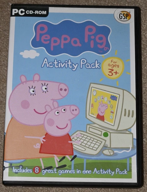 PEPPA PIG ACTIVITY Pack PC CD-ROM 8 Great Games Ages 3+ £4.00 - PicClick UK