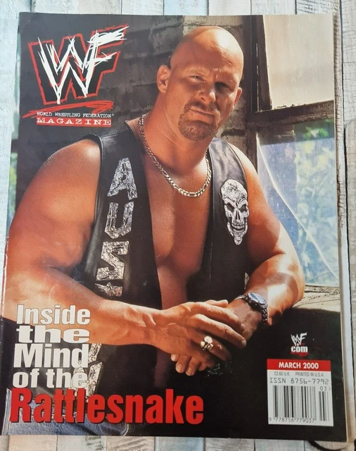 WWF WWE MAGAZINE March 2000 Stone Cold Steve Austin Triple H Edge Wwe ...