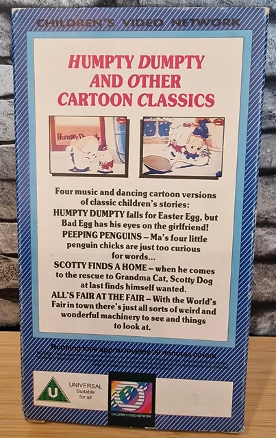 HUMPTY DUMPTY AND Other Cartoon Classics Vhs EUR 3,94 - PicClick DE