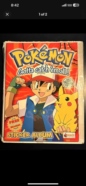 POKEMON TOPPS MERLIN STICKER ALBUM - Brand New Sealed - Nintendo - 1999 ...