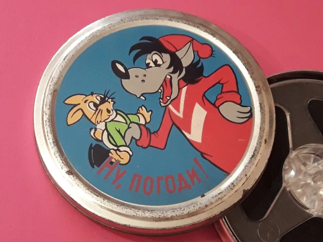 LEGENDARY SOVIET ANIMATED Film cartoon kids Color 8mm N8. Wolf hare Nu ...