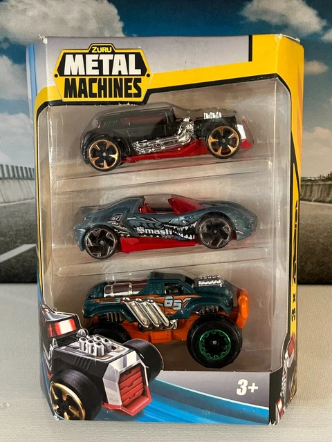 ZURU METAL MACHINES Die Cast Cars 3 Pack * ZING-NITRO RIDER-BONE ...