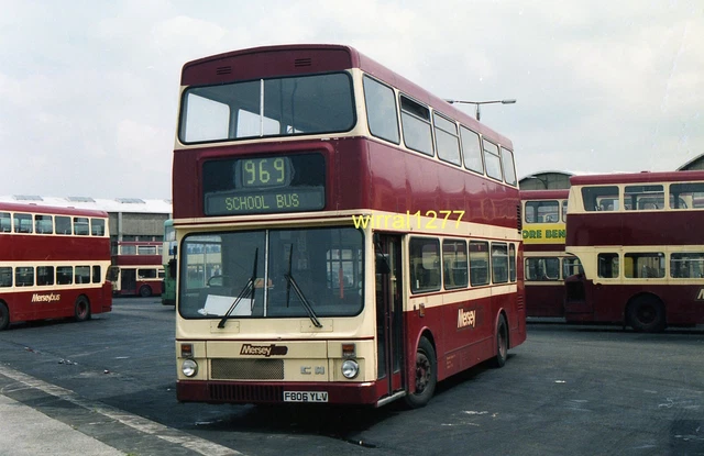 ORIGINAL BUS PHOTOGRAPHIC negative Merseybus Metrobus F806YLV £2.00 ...