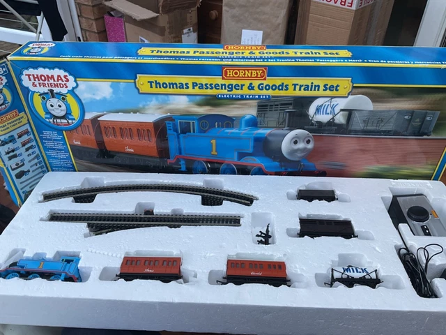 HORNBY THOMAS AND friends passenger and goods Train Set Complete vgc ...