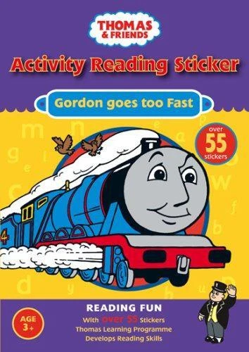 GORDON GOES TOO Fast: Activity Reading Sticker (Thomas & Friends ...