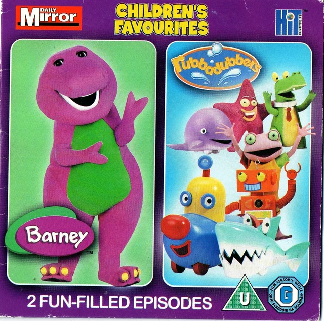 BARNEY / RUBBADUBBERS - 2 Fun-Filled Episodes : Daily Mirror PROMO DVD ...