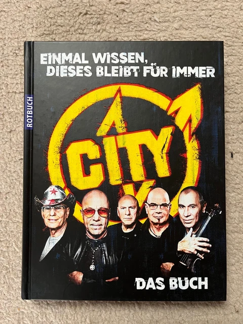 CITY (TONI KRAHL Fritz Puppel) Das Buch (2022) Biographie Autogramm ...