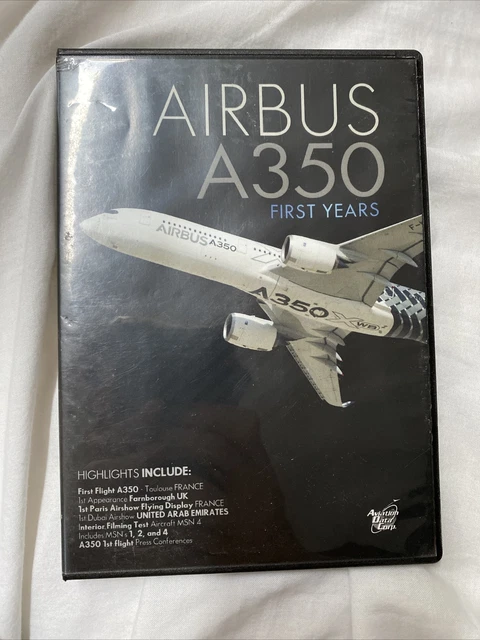 AIRBUS A350 FIRST Years DVD - Aviator Pilot Flight Commercial Interest ...