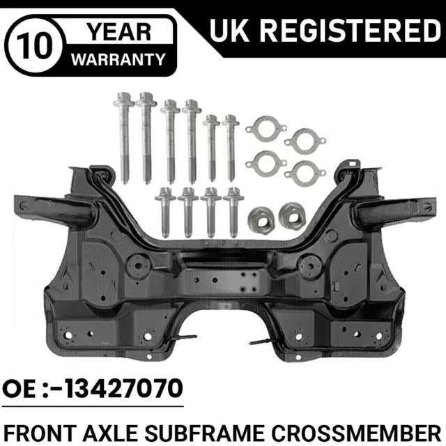 FRONT SUBFRAME CROSSMEMBER Engine For Vauxhall Corsa D With Bolts £123. ...