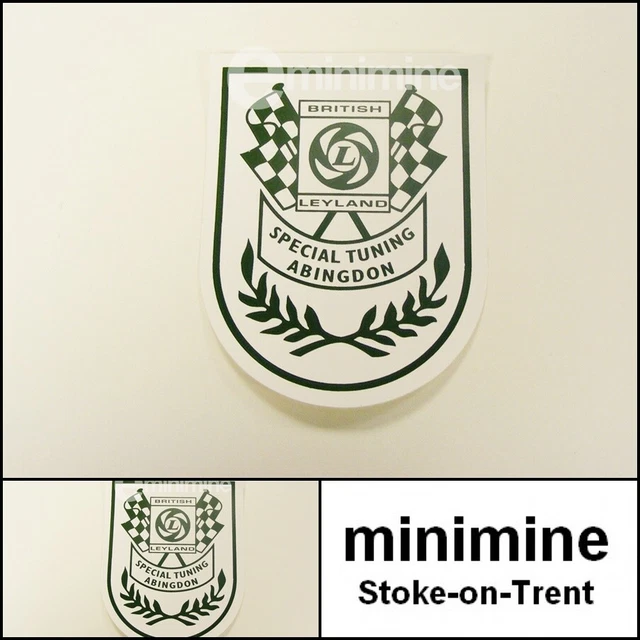 CLASSIC MINI LEYLAND Special Tuning Shield Sticker austin morris ...