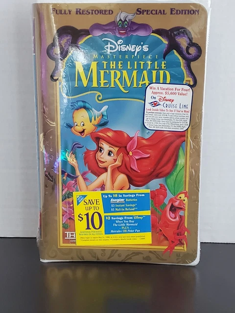WALT DISNEY'S THE Little Mermaid (VHS Tape, 1989, Masterpiece) Brand ...