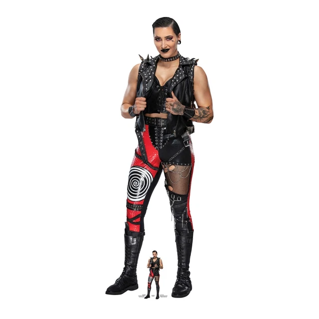 RHEA RIPLEY LIFESIZE Cardboard Cutout with Free Official WWE Mini ...