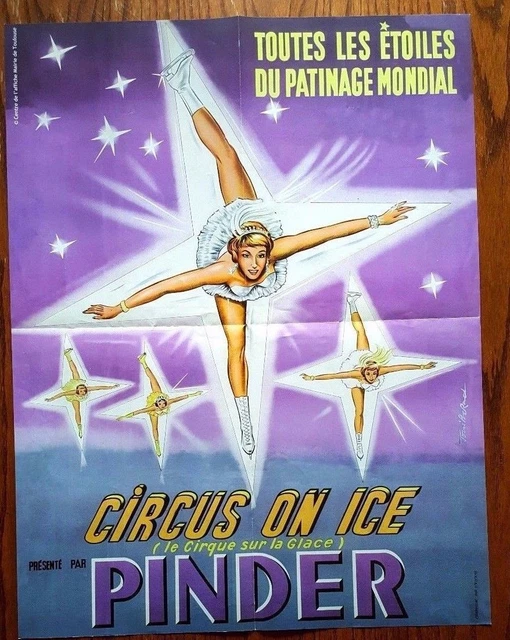 AFFICHE / POSTER CIRQUE PINDER - FORMAT 57,5 X 44 cm EUR 6,80 - PicClick FR