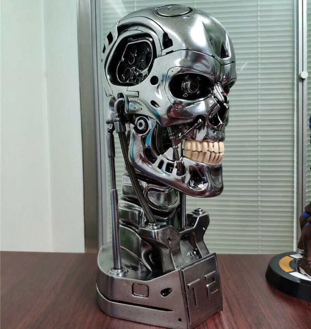 TERMINATOR T800 1/1 Bust Statue T2 Head Sculptures Resin Model ...