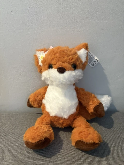 ADORABLE FOX PLUSH 30cm Super Fluffy Soft Toy £12.94 - PicClick UK