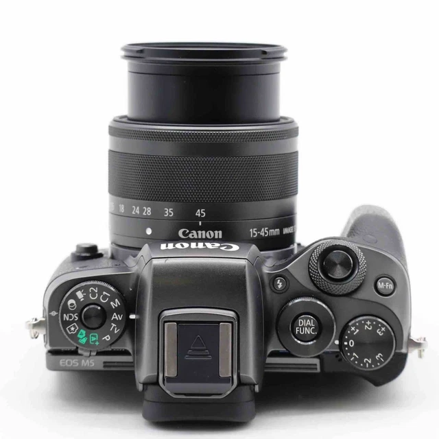 CANON EOS M5 Lens Kit EF-M 15-45/3.5-6.3 IS STM Graphite #711 $952.22 ...
