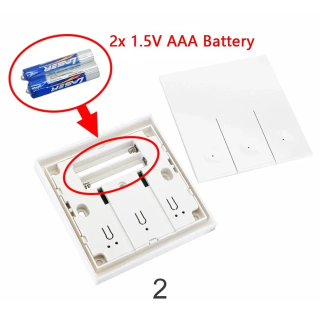 COMMUTATEUR MURAL SANS fil bande RF 433 MHz t l commande avec fonctionnemen EUR 11,69 - PicClick FR