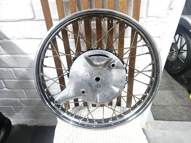 TRIUMPH PRE UNIT Rigid Front Wheel. 1954 T110. Pie Crust Hub. New Rim ...