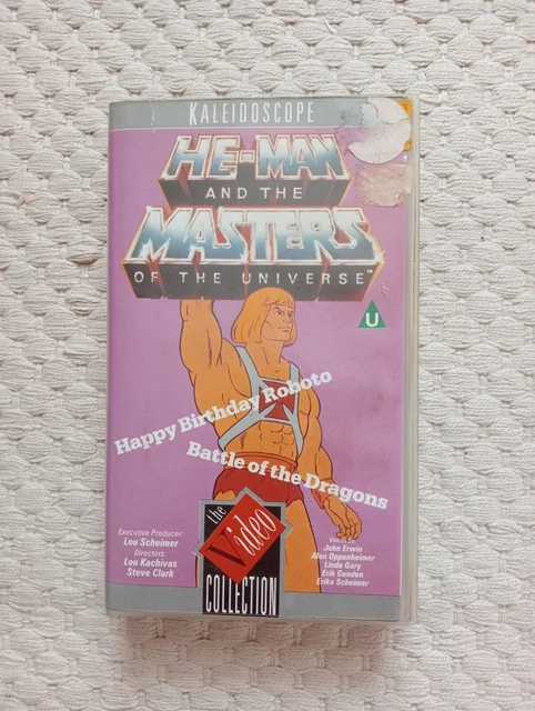 VINTAGE HE-MAN MASTERS Of The Universe VHS Video Pal Cert U Two ...