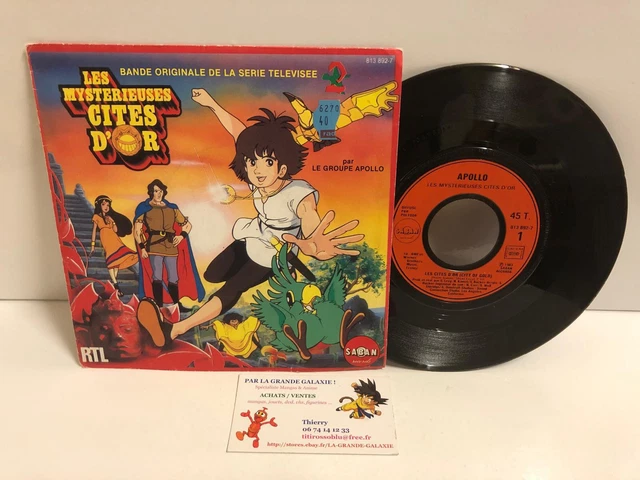 45T BO LES Mystérieuses Cités d'Or Vinyle Apollo CD Saban A2 DIC NHK ...