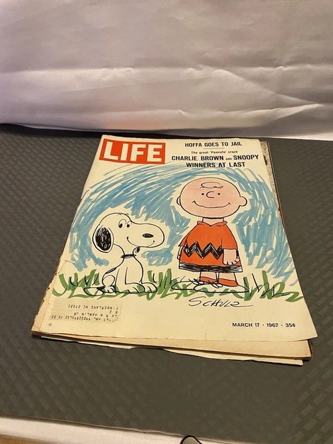 LIFE MAGAZINE MARCH 17, 1967 Peanuts Charlie Brown Snoopy | Jimmy Hoffa ...