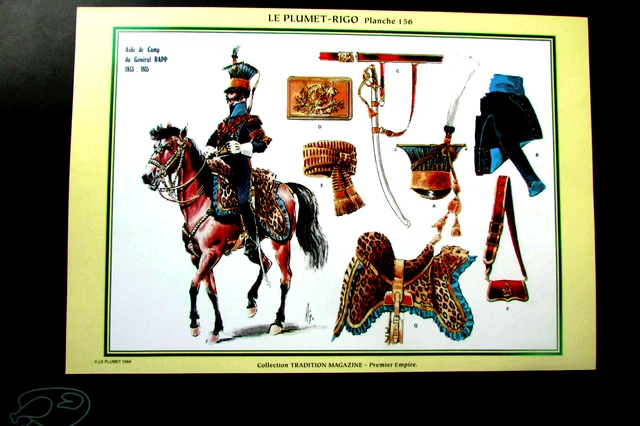 PLANCHE &LE PLUMET-RIGO& -Uniformes des Armées Napoléoniennes EUR 1,00 ...