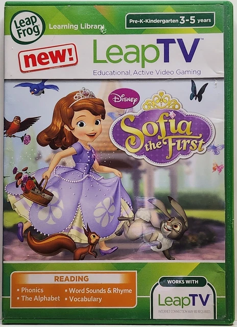 LEAPFROG LEAPTV SOFIA the First Educational Video Game Reading Learning ...