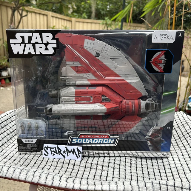 STAR WARS MICRO Galaxy Squadron Ahsoka Tano’s T6 Shuttle T-6 #0149 New ...