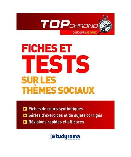 FICHES ET TESTS sur les thèmes sociaux: Fiches de cours synthétiques ...