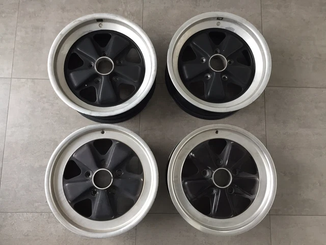 ORIGINAL FUCHS-FELGEN 6 + 7 x 16 Porsche 911 930 Turbo 912 SC Carrera S ...