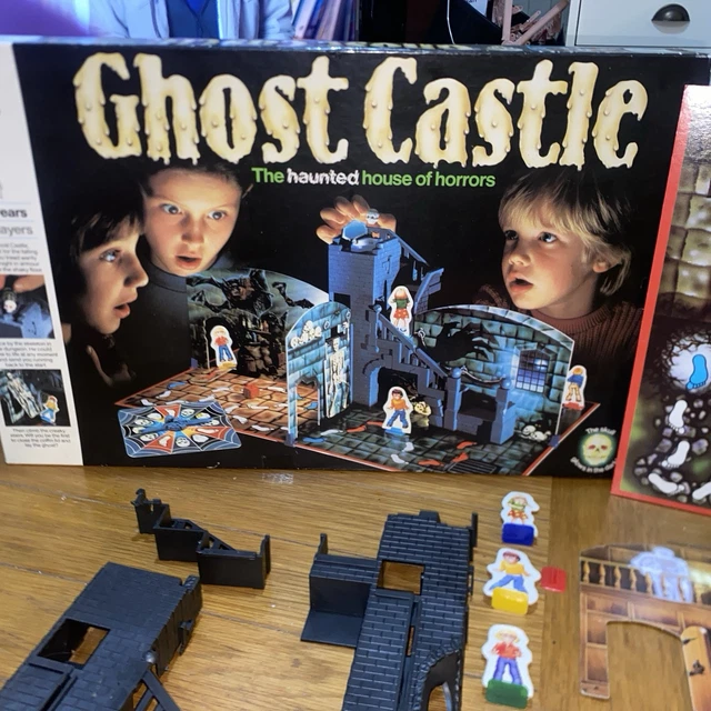 GHOST CASTLE VINTAGE MB Board Game 1985 Haunted House - Read ...