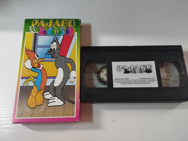 THE CRAZY BIRD Animation Cartoon - VHS Tape Spanish £17.02 - PicClick UK