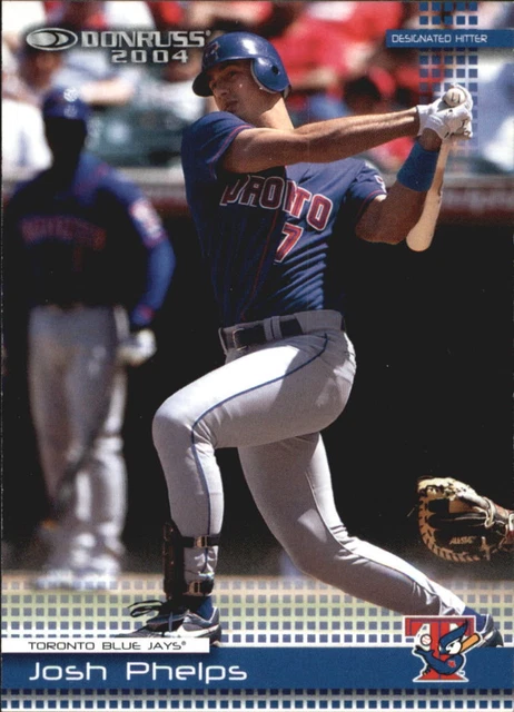 2004 DONRUSS TORONTO Blue Jays carte de baseball #210 Josh Phelps EUR 1 ...