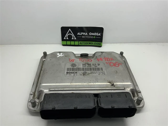 CENTRALINA MOTORE ECU PER VOLKSWAGEN Polo 4° Serie 0281012194 BWB ...