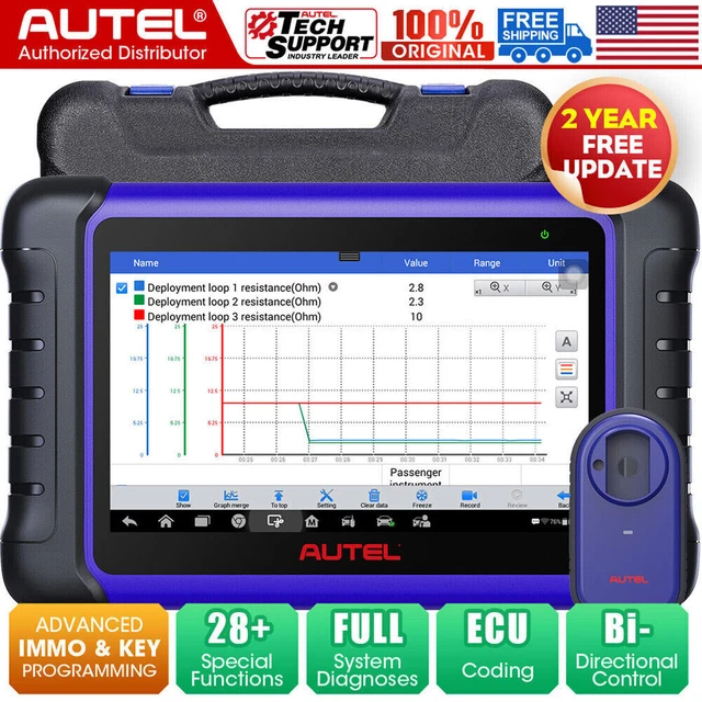 AUTEL MAXIIM IM508 Key Fob Programming Tool 2023 Bidirectional Contorl ...