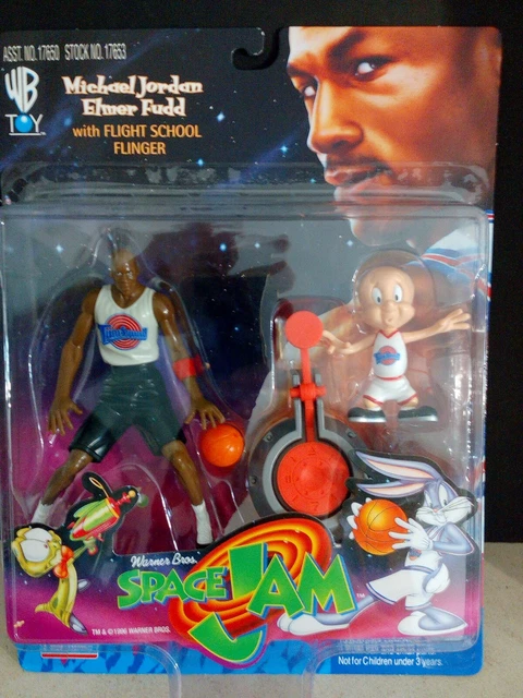 MICHAEL JORDAN ELMER Fudd Space Jam Playmates Giocattolo Warner Bros ...