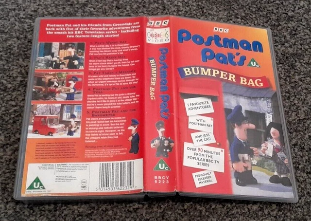 POSTMAN PAT POSTMAN Pat's Bumper Bag Bbc Video Jess Pal Vhs Video Kids ...