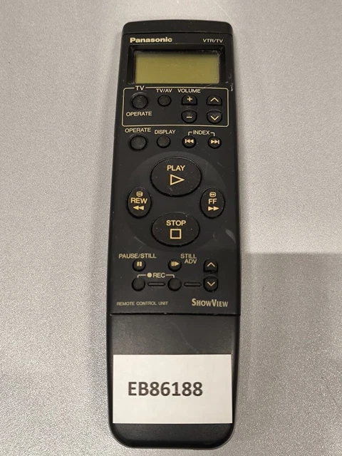 PANASONIC VTR/TV REMOTE Control - Used, Fully Functional £16.82 ...