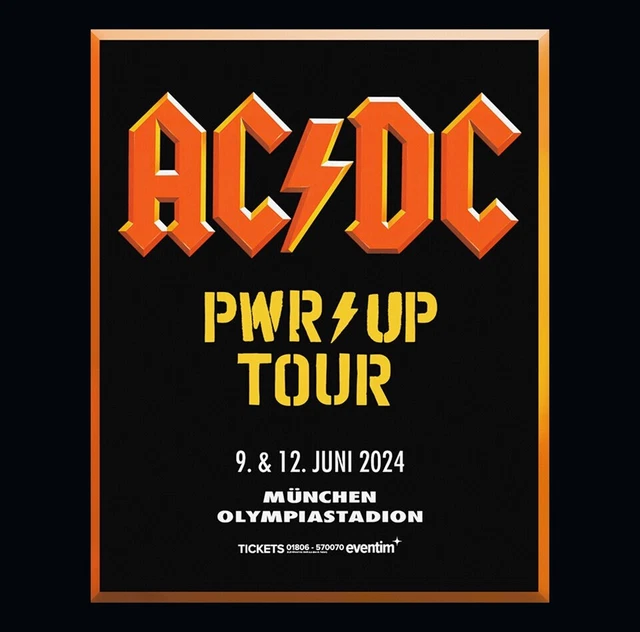2 AC/DC TICKETS München 09.06.2024 Arena PWR UP TOUR ACDC AC DC inkl ...