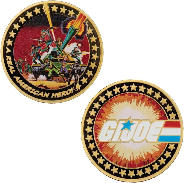 FANATTIK G.I. JOE 60th Anniversary 24k Gold Plated Limited Edition Coin ...