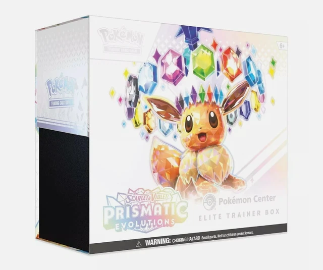 POKEMON CENTER EXCLUSIVE Prismatic Evolutions Elite Trainer Box ETB ...