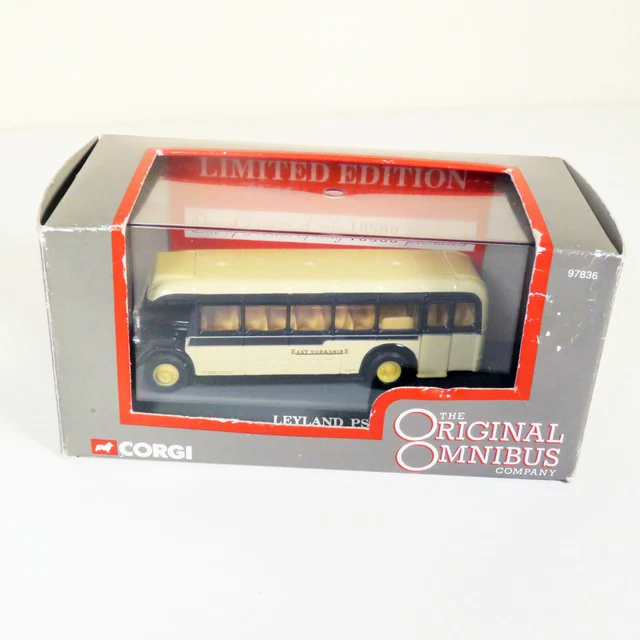CORGI OMNIBUS LEYLAND PS1 East Yorkshire Bus 1:76 Limited Edition 97836 ...